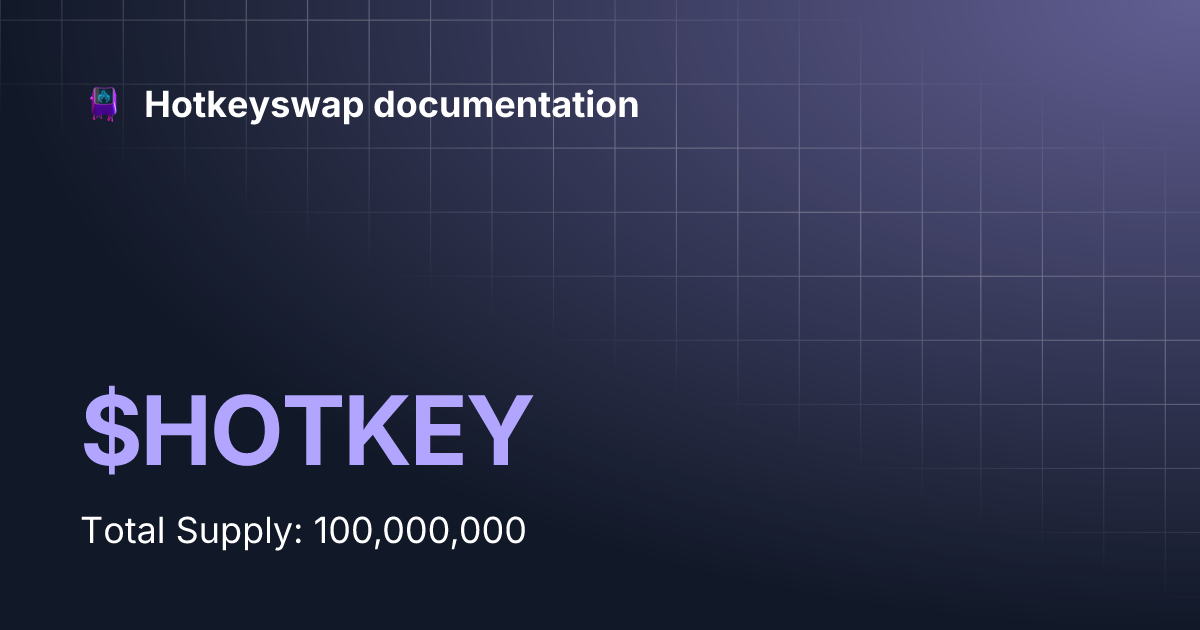 $HOTKEY | Hotkeyswap documentation